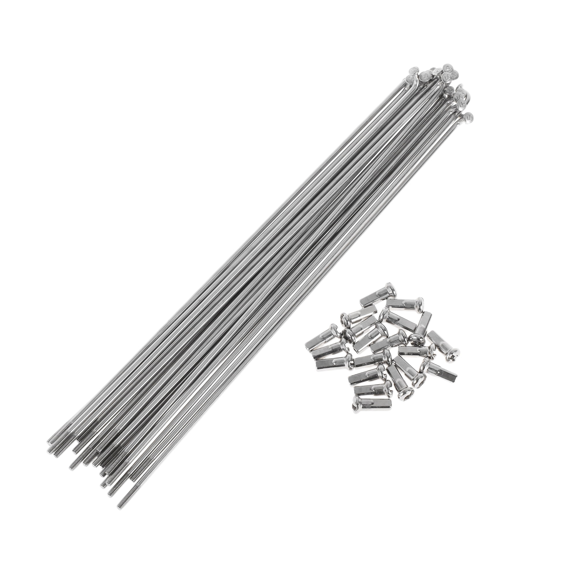 20 Set 13G Bicycle Spokes 187mm Bike Wheel Spokes 304 Stainless Steel ...