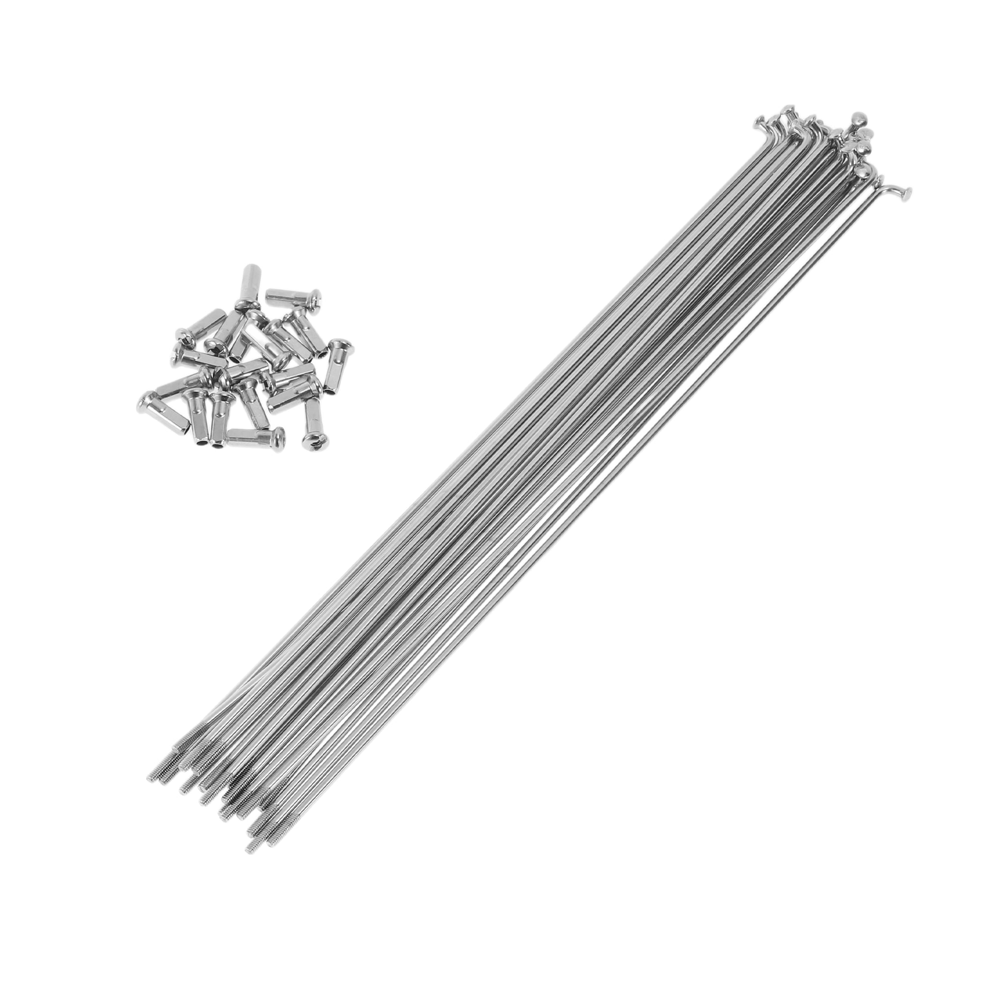 20 Set 13G Bicycle Spokes 221mm Bike Wheel Spokes 304 Stainless Steel ...