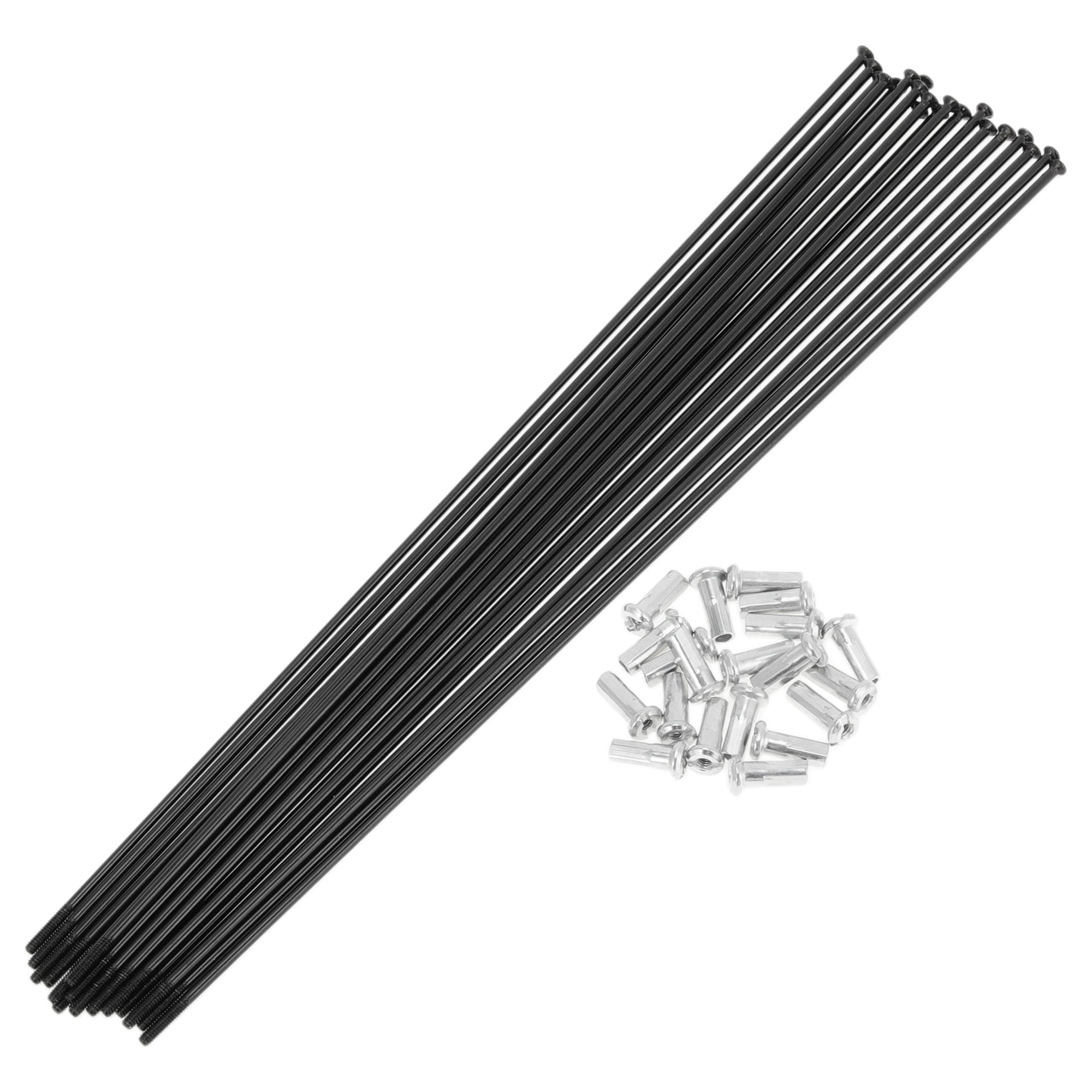 Unique Bargains 20 Set 14G Straight Pull Bicycle Spokes Straight Pull ...