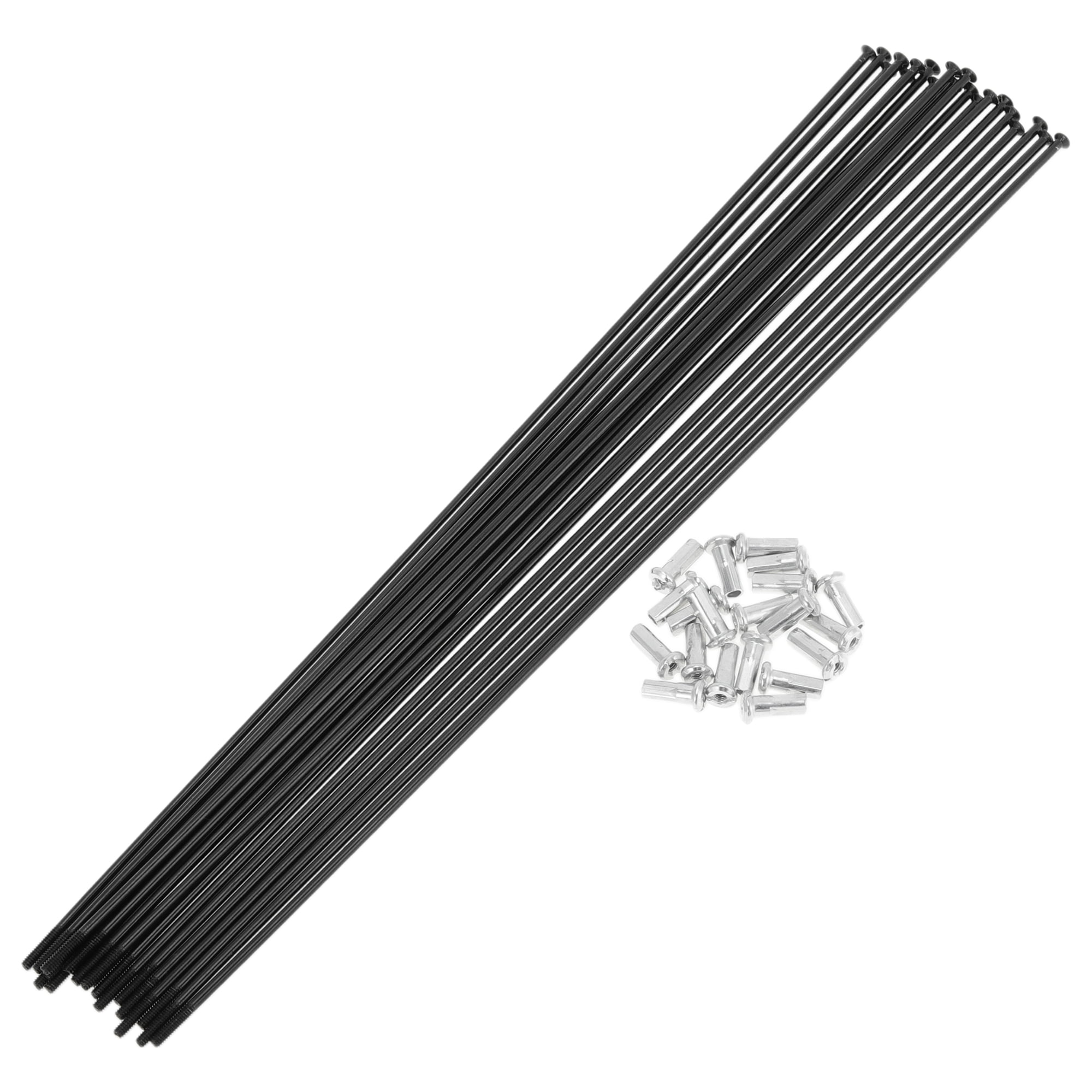 Unique Bargains 20 Set 14G Straight Pull Bicycle Spokes Straight Pull ...