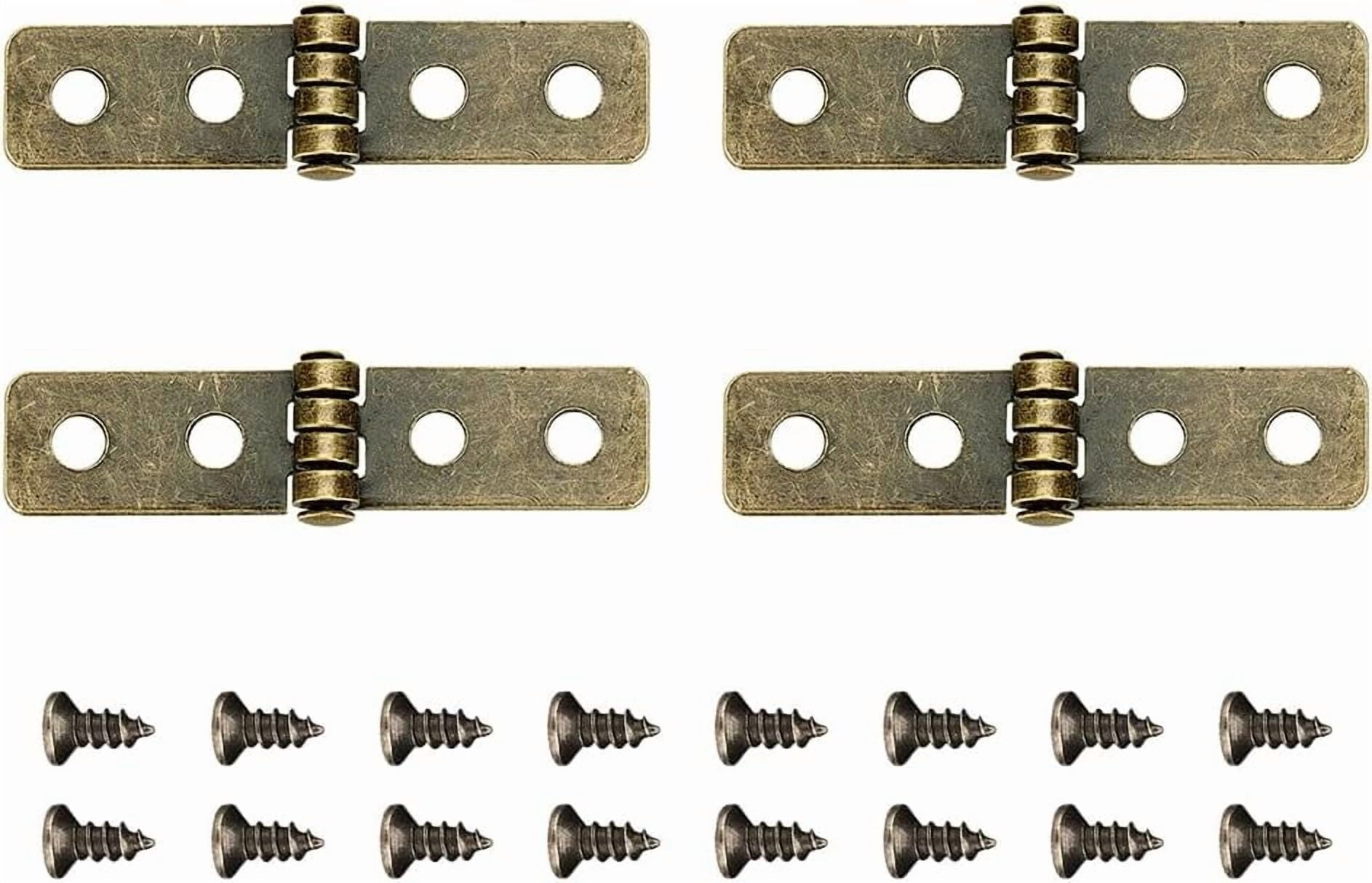 20 Set 60x14mm Bronze Iron Hinge Rectangle Folding Hinges Cabinet ...
