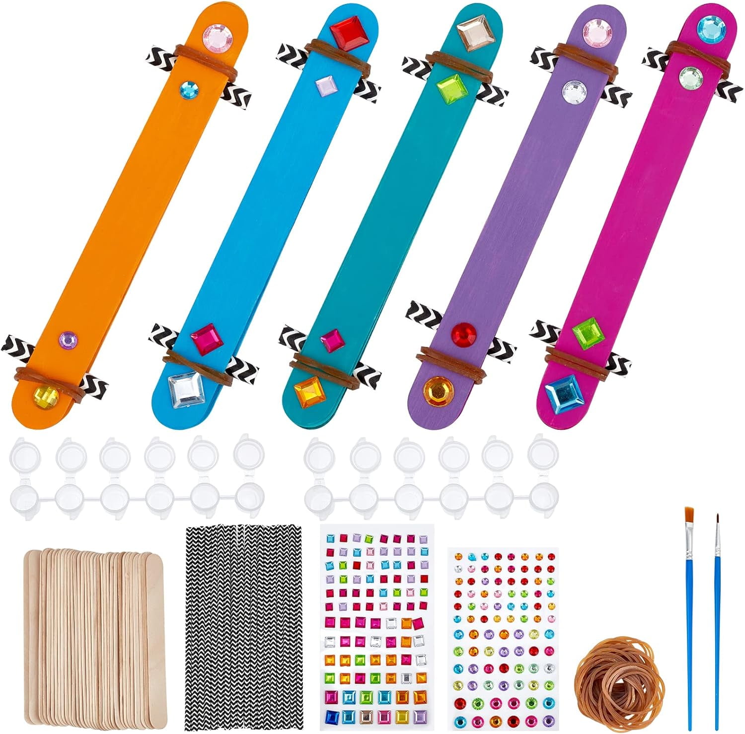 20 Set Party Blower Kit Craft Kits STEM Project Blower Set with Wooden ...