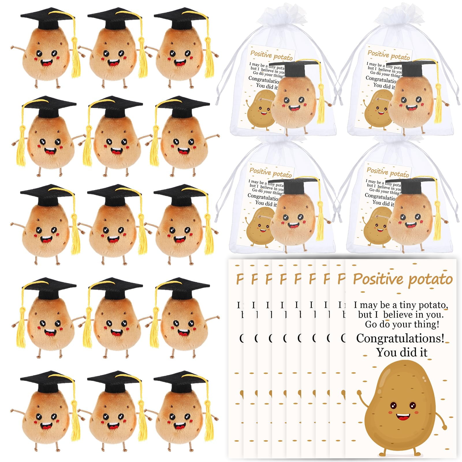 20 Set Positive Potato Bulk Gifts Inspirational Employee Appreciation ...