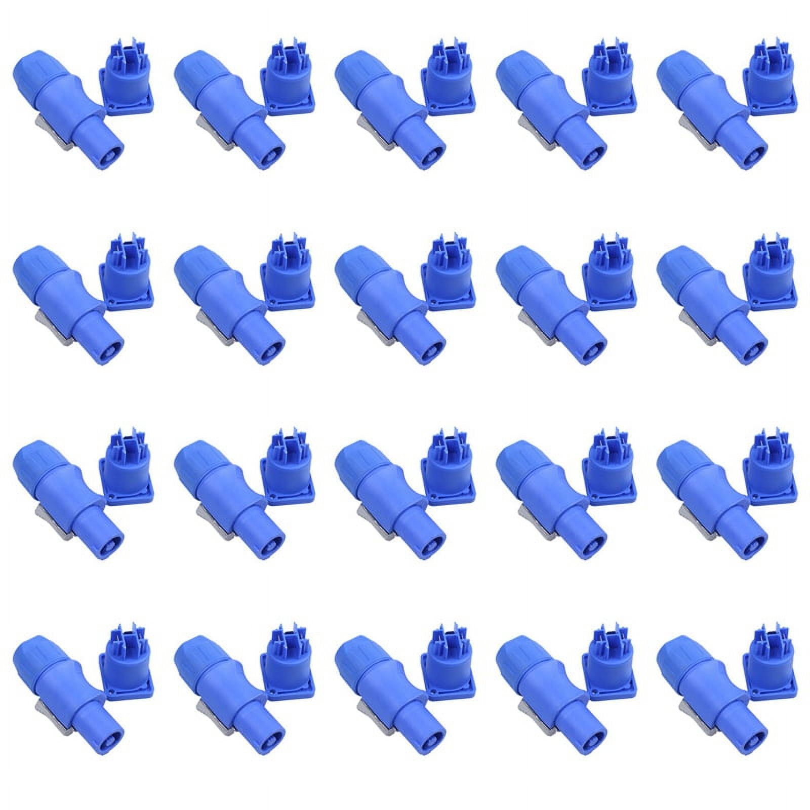 20 Set PowerCON Type A NAC3FCA+NAC3MPA-1 Chassis Plug Panel Connector ...