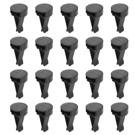 20 Set Square Head Car Air Vent Clip with Plastic Slot Head Auto Outlet ...
