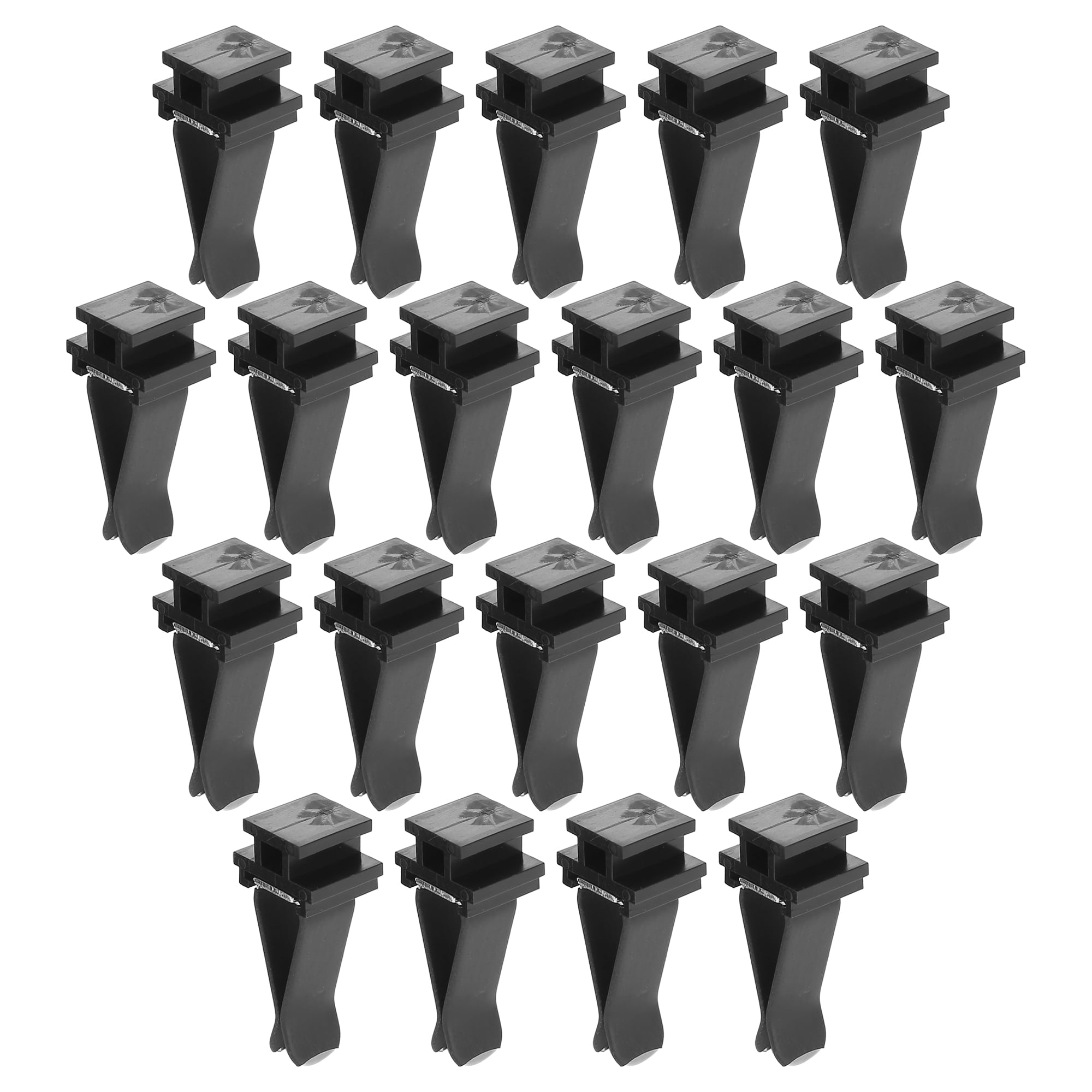 20 Set Square Head Car Air Vent Clip with Plastic Slot Head Replacement ...