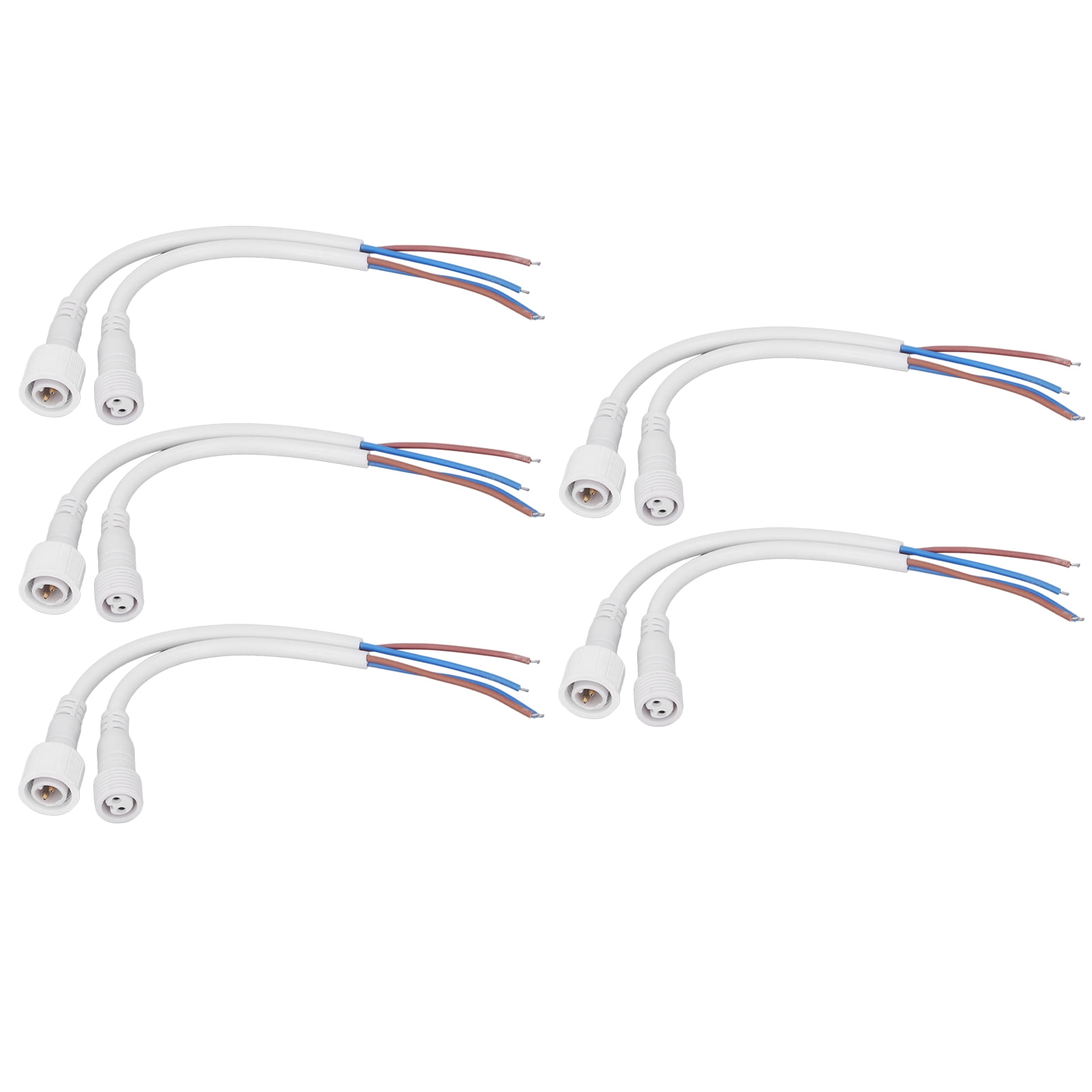 20 Sets 2 Pin Waterproof Electrical Connectors, Male & Female Quick ...