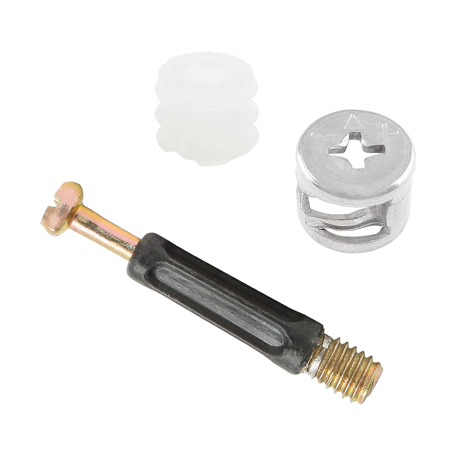 20 Sets 32mm Cam Fittings with Dowel and Pre-Inserted Nut for Cabinet ...