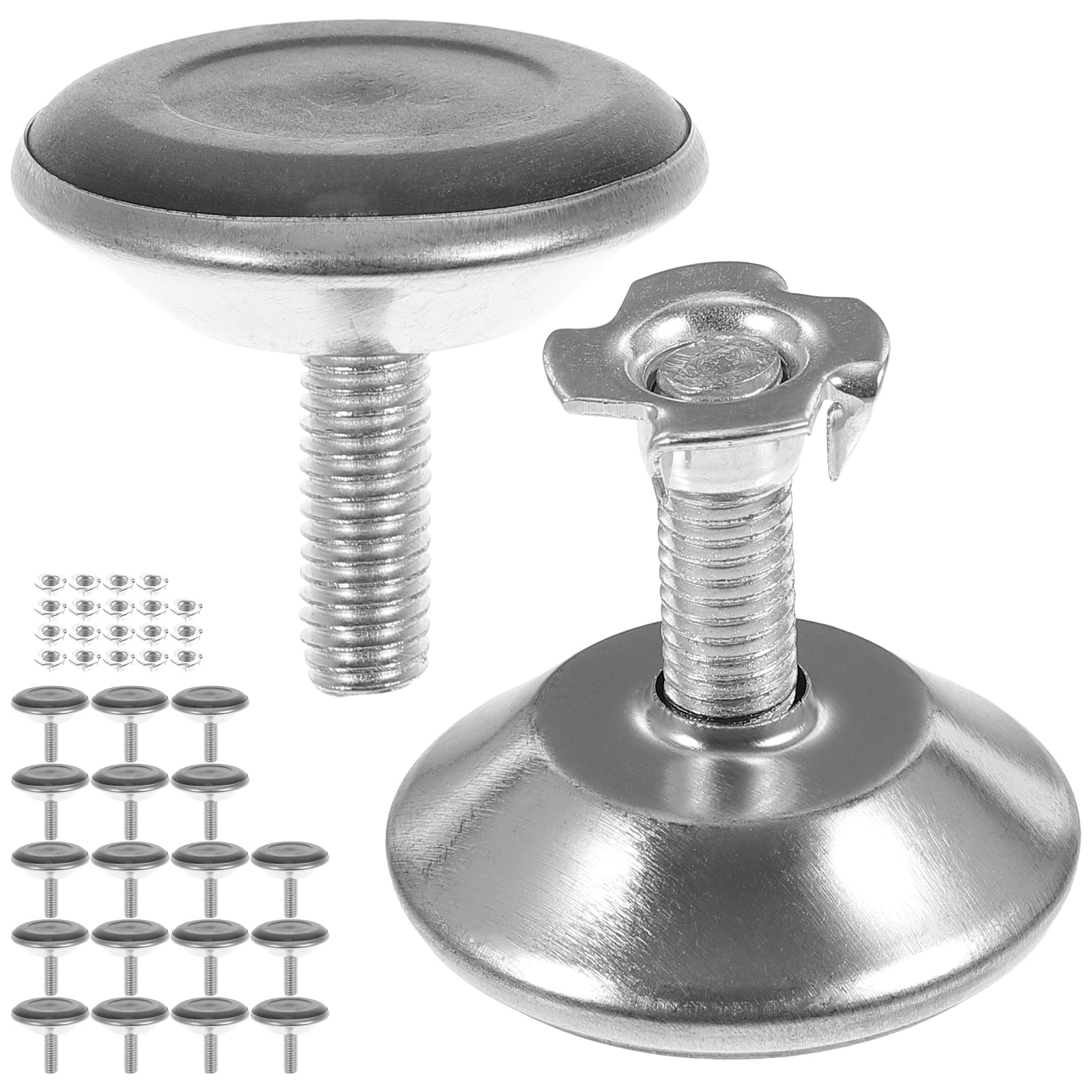 20 Sets Adjustable Leveling Legs Furniture Levelers Table Levelers with ...