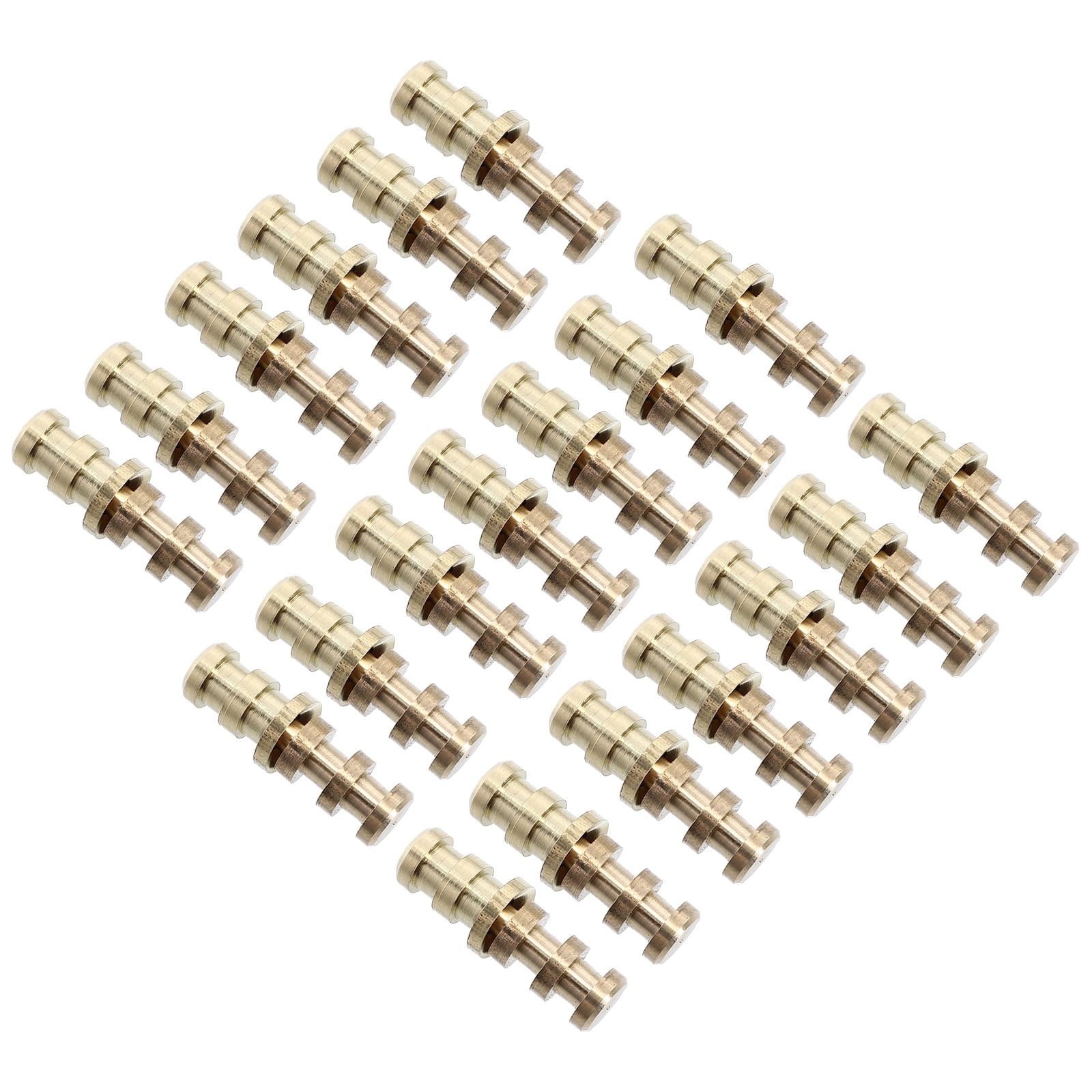 20 Sets Alignment Copper Table Joint Connectors Dowel Aligner - Walmart.com