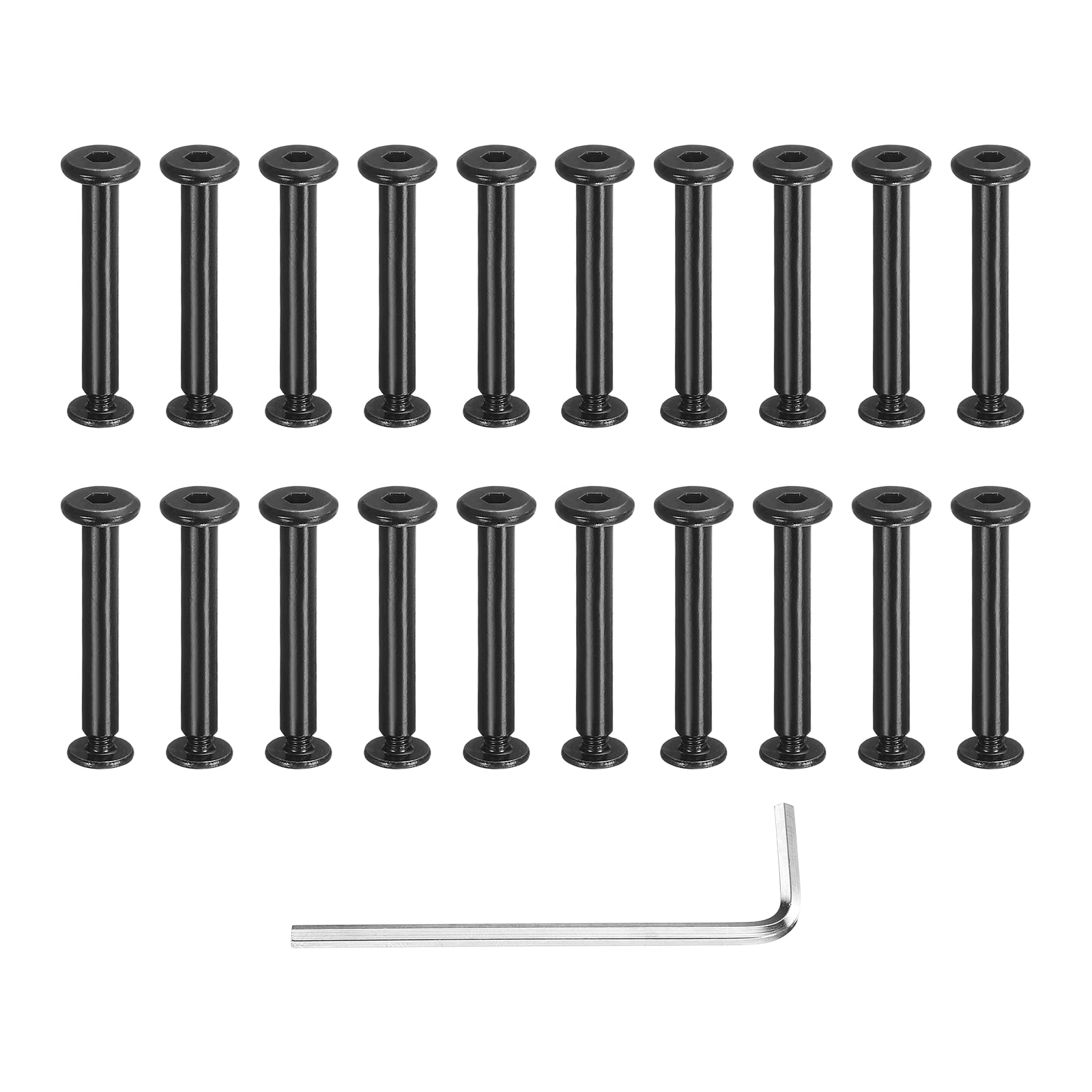 20 Sets Binding Post Screw Female M3*25*Φ4 Hex Drive Socket Cap with ...
