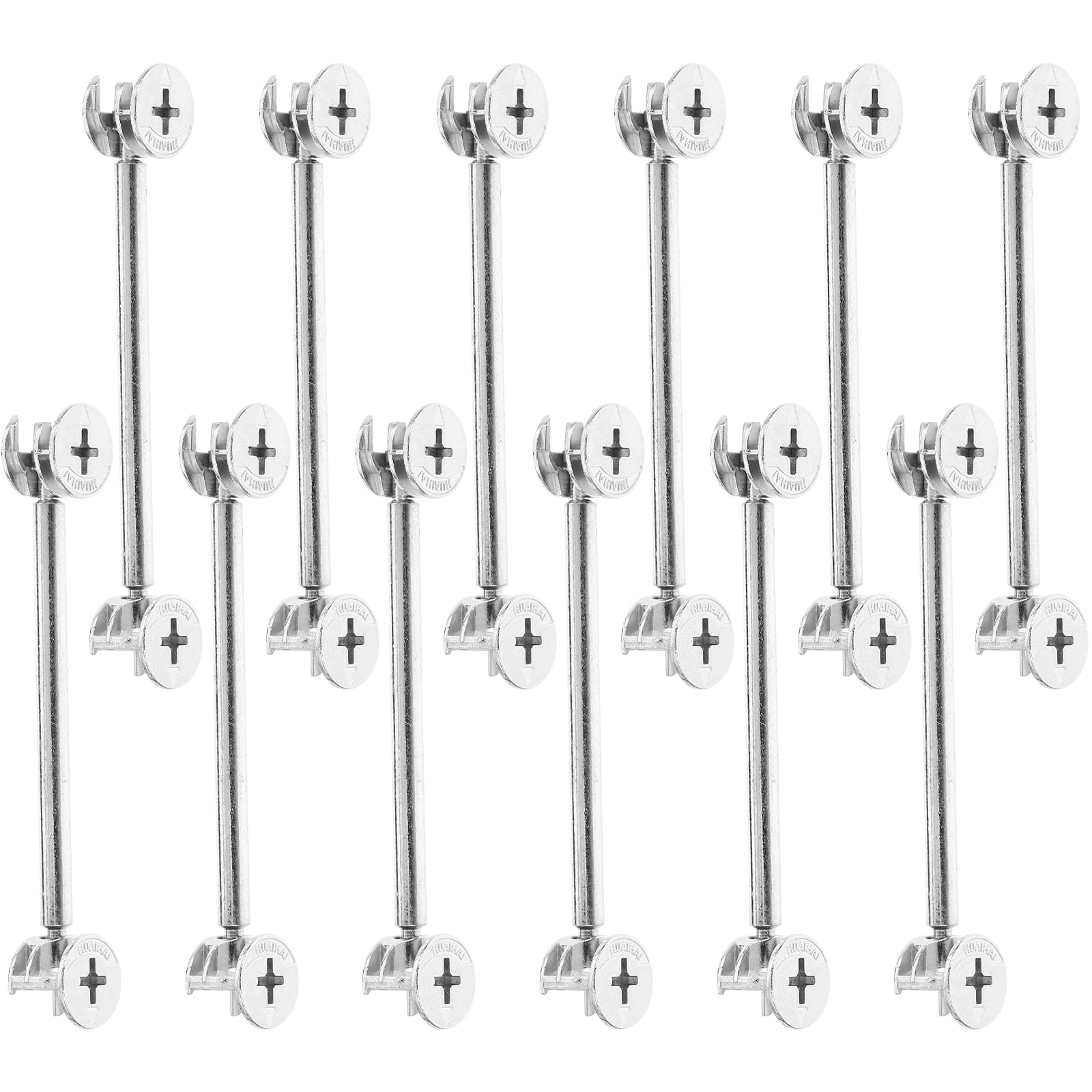 20 Sets Cabinet Connectors Double-ended Rod Screw Eccentric Connecting ...