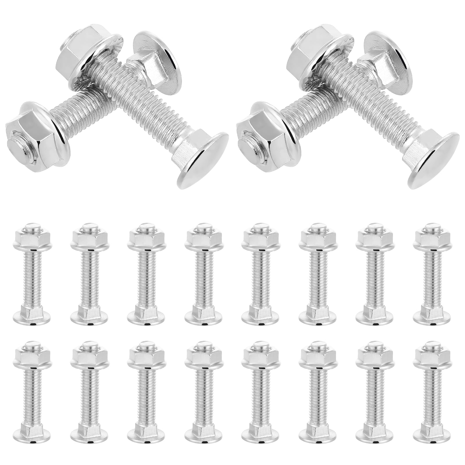 unbranded 20 Sets Automatic Bolts Nickel-plated Instrument Screw ...