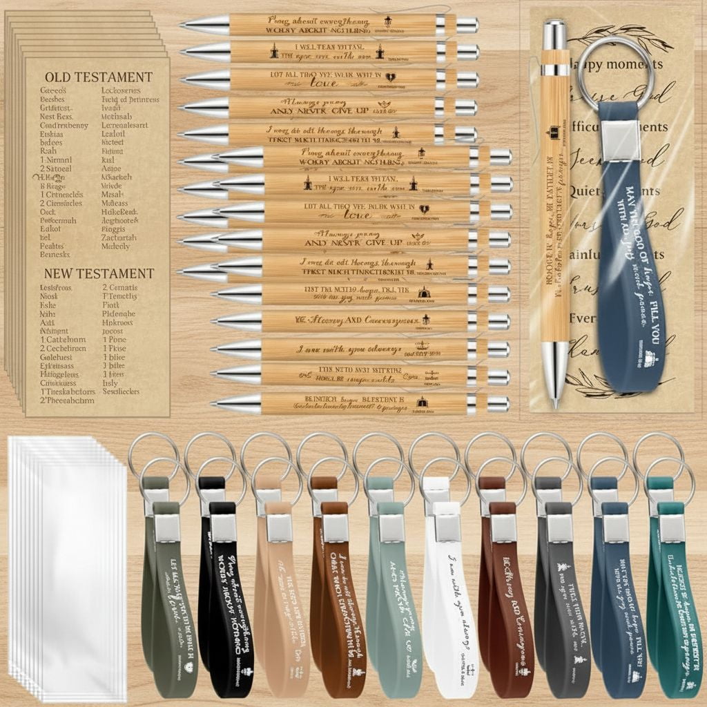 20 Sets Christian Party Favors Gift Bulk Pastor Appreciation Sunday ...