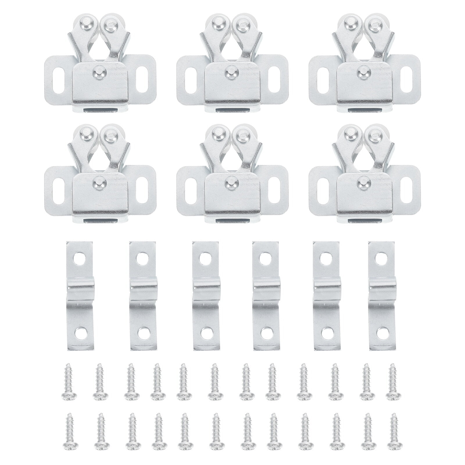 20 Sets Cupboard Door Bead Roller Catch Cabinet Door Spring Clip Buckle ...