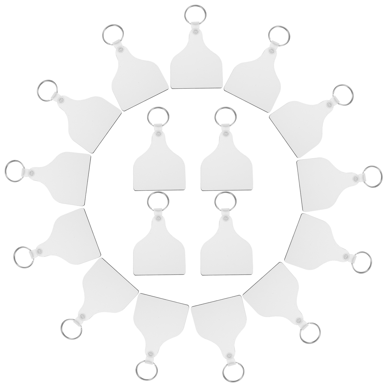 20 Sets Dispenser Chains Heat Transfer Key Keychains - Walmart.com