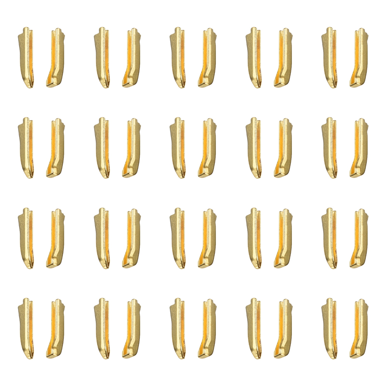 20 Sets Double Open Zipper Repair Latch Kits, #3 Insert Pins for Jacket ...