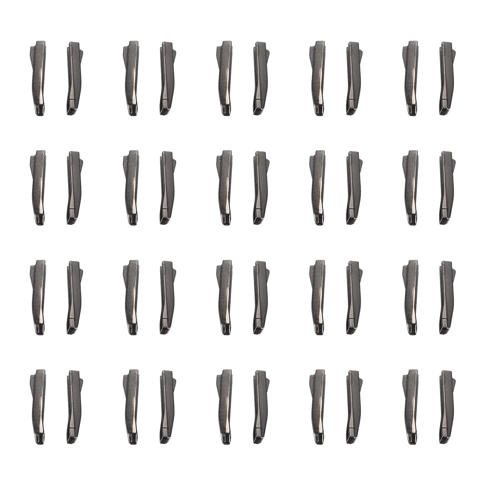 20 Sets Double Open Zipper Repair Latch Kits, #8 Insert Pins for Jacket ...