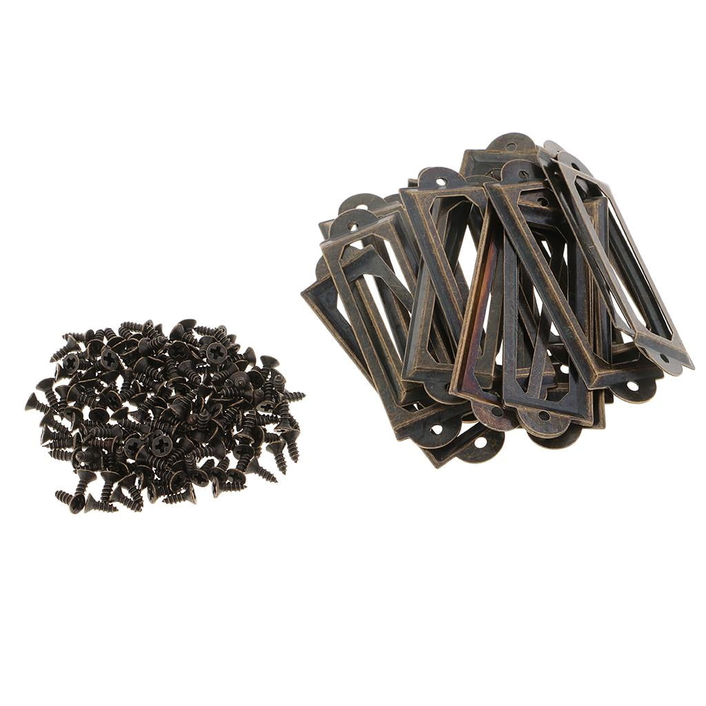 20 Sets Holder Filing Cabinet Label Holders Name Tag Card Holder Frames ...