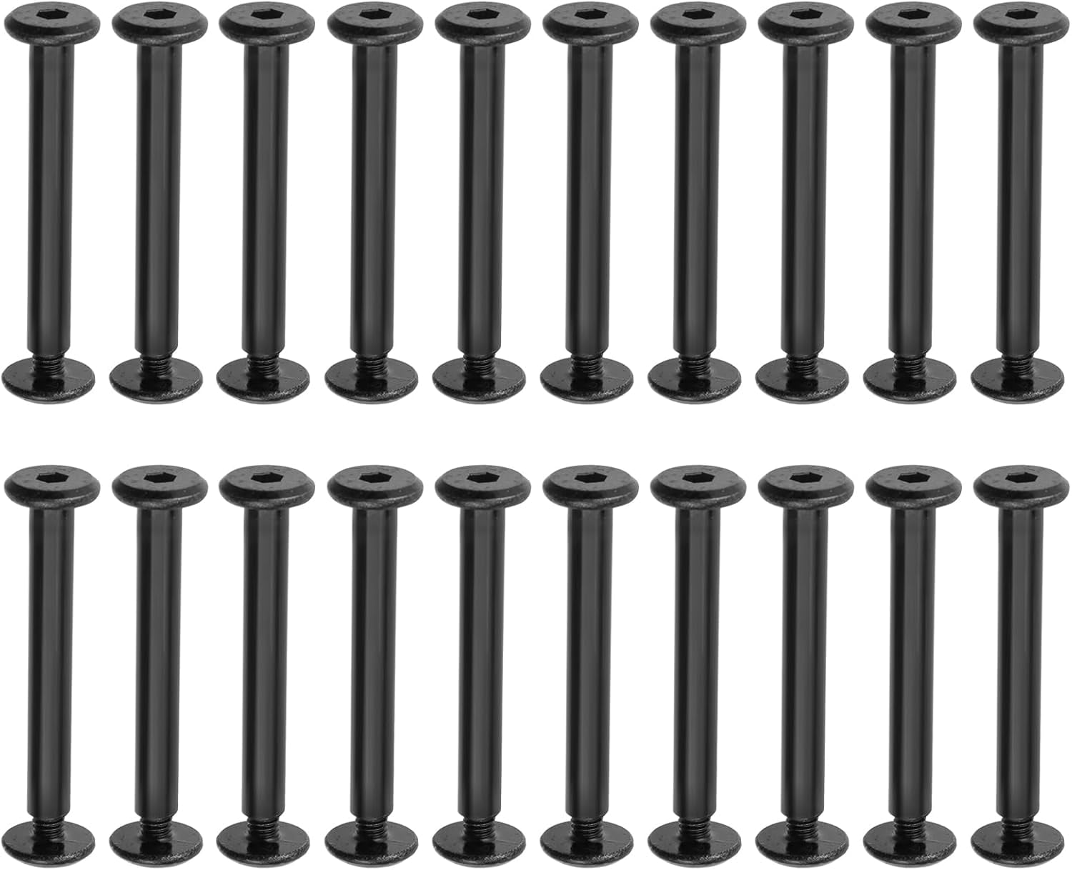 20 Sets M3 x 30mm Binding Post Screws Hex Drive Rivet Socket Binding ...