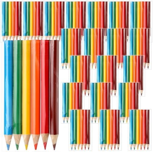 20 Sets Mini Colored Pencils 3.5 Inch Portable Short Fat Color Pencil ...
