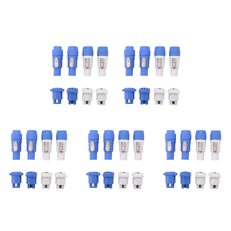 20 Sets PowerCON Connector,NAC3FCA+NAC3MPA-1&NAC3FCB+NAC3MPB-1,Lockable ...