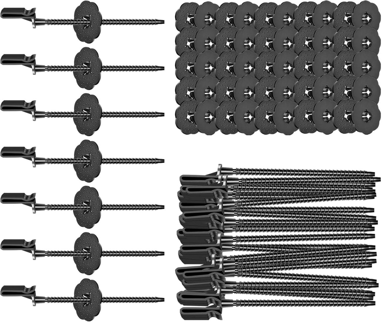 20 Sets Premium Nylon Solar Panel Bird Guard Fastener Clips,Critter ...