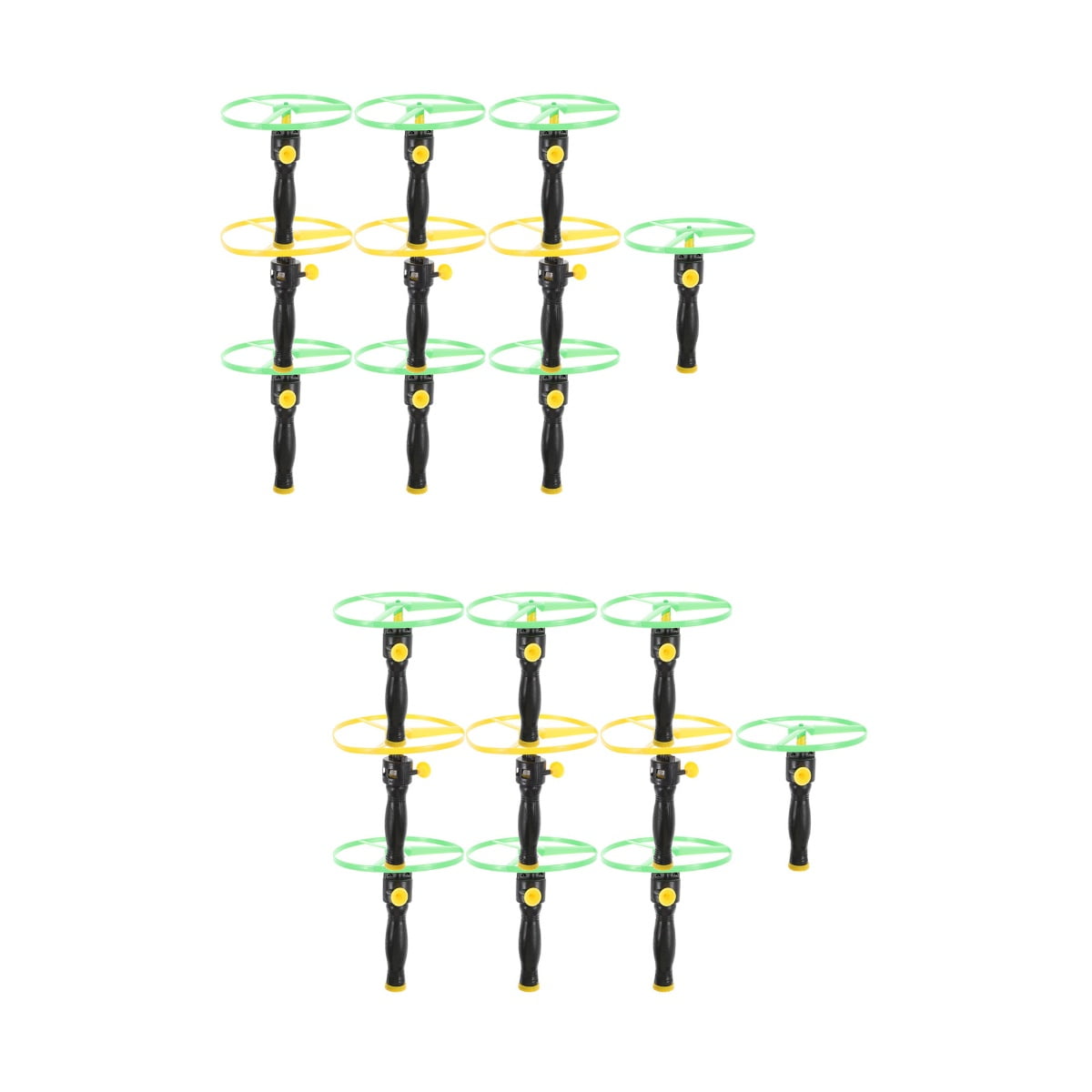 20 Sets Pull String Flying Disc Toys Flying Saucer Launcher Toys Kids ...