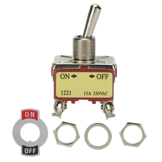 20 Sets Rocker Switch 4 Pin 2 Speed Screw Self Locking Toggle Switches ...