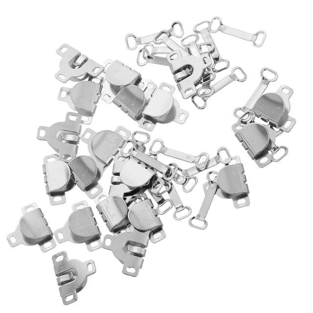 20 Sets Hook and Eye Closures Kit Sewing Fasteners Skirts Hook Trousers ...