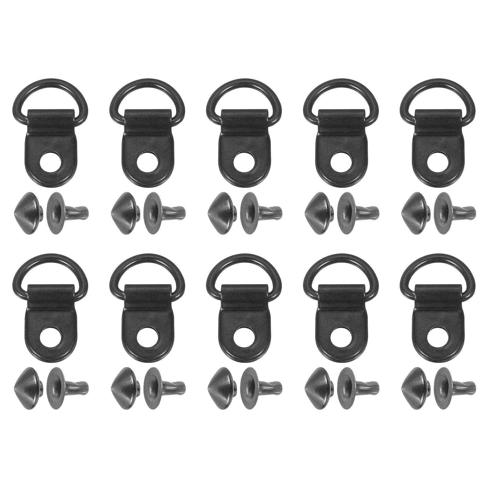 20 Sets Shoelace Hook, Boot Lace Hooks D‑Ring Eyelet Buckles with ...