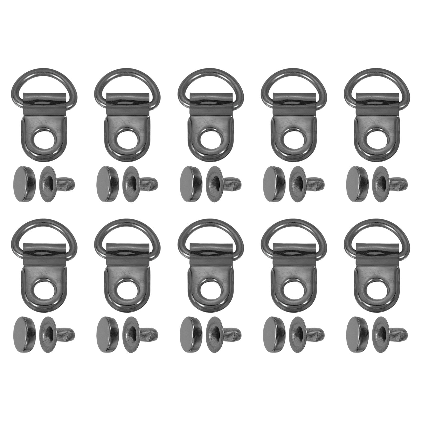 20 Sets Shoelace Hook, Boot Lace Hooks D‑Ring Eyelet Buckles with ...