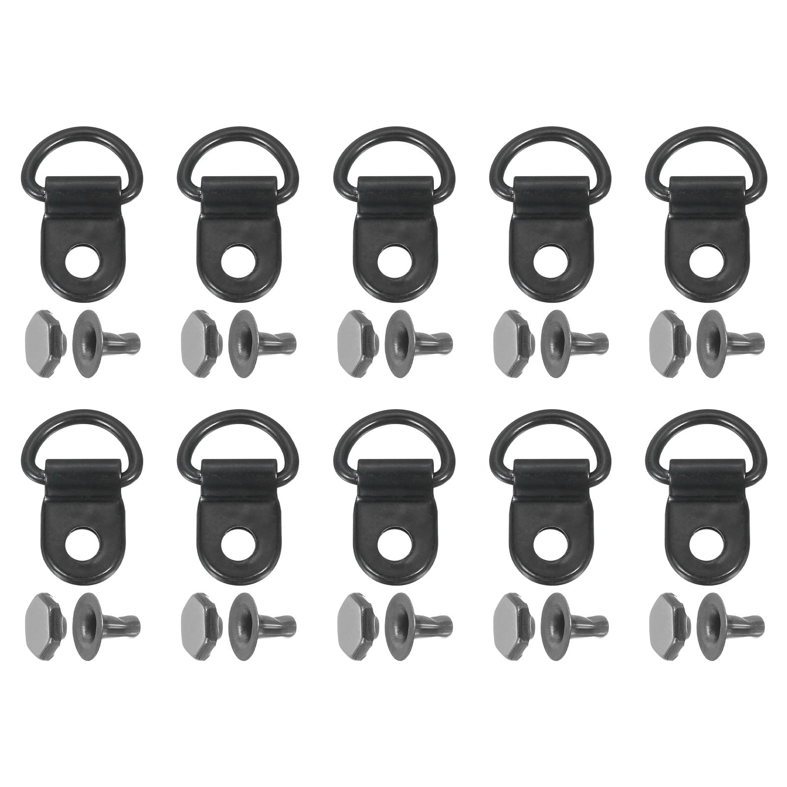 20 Sets Shoelace Hook, Boot Lace Hooks D‑Ring Eyelet Buckles with ...