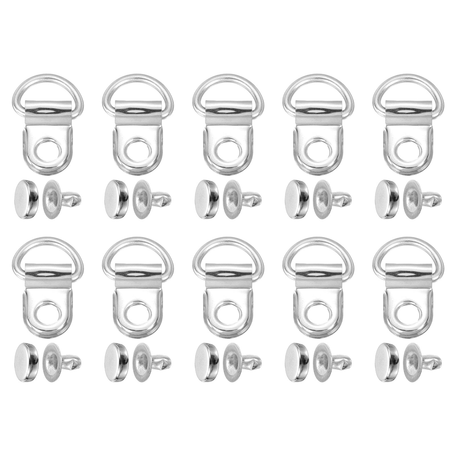 20 Sets Shoelace Hook, Boot Lace Hooks D‑Ring Eyelet Buckles with ...