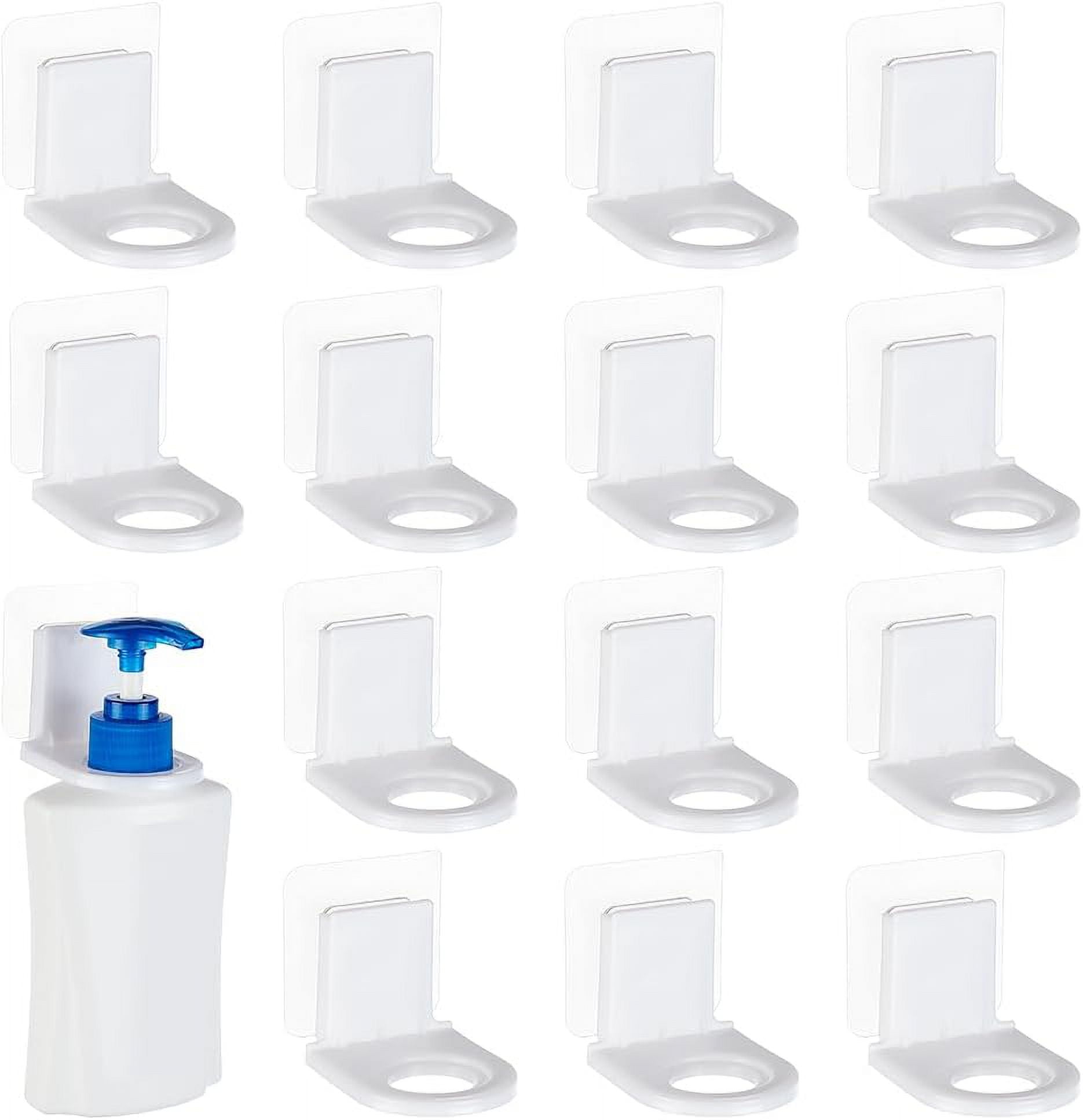 20 Sets Shower Bottle Racks Hook Self Wall Mounted Shampoo Holder Hook ...