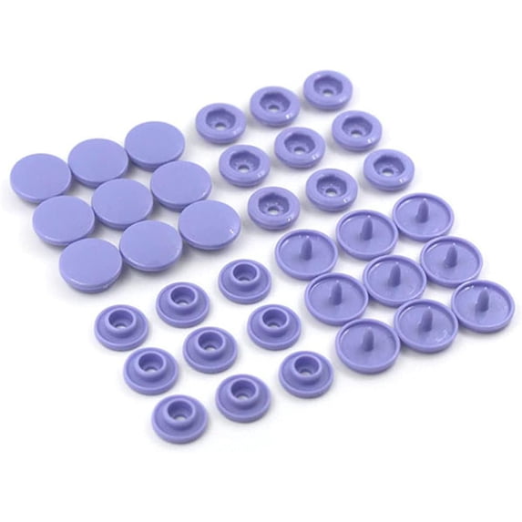 20 Sets T5 Resin Plastic Snaps Buttons Snap Fasteners Press Studs for ...