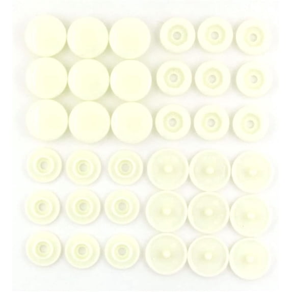 20 Sets T5 Resin Plastic Snaps Buttons Snap Fasteners Press Studs for ...
