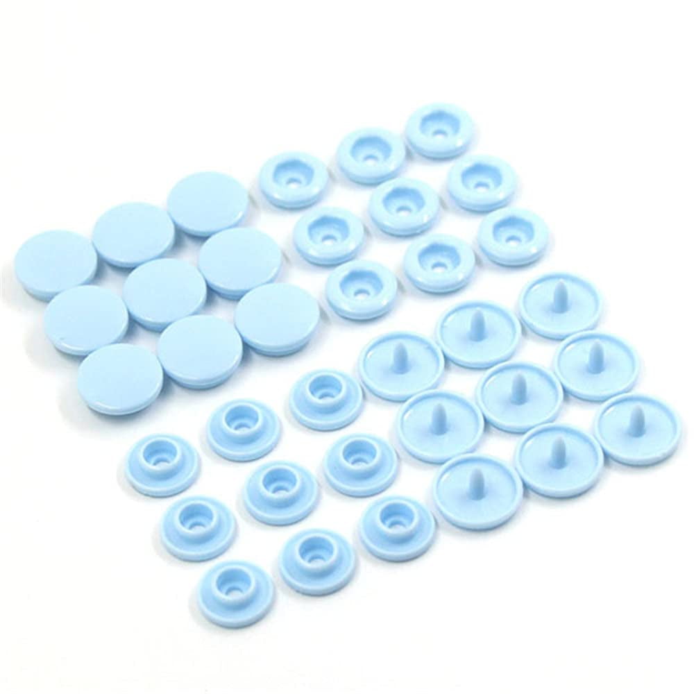 20 Sets T5 Resin Plastic Snaps Buttons Snap Fasteners Press Studs for ...