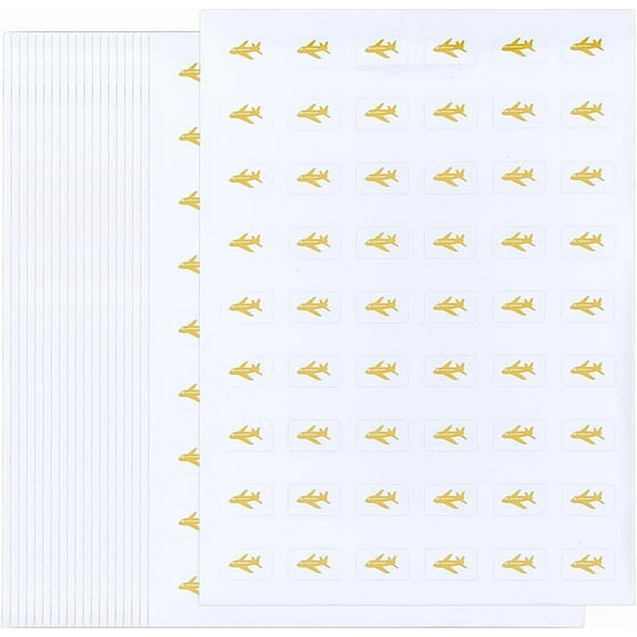 20 Sheeet Airplane Planner Stickers Flying Planner Crafting Aesthetic ...