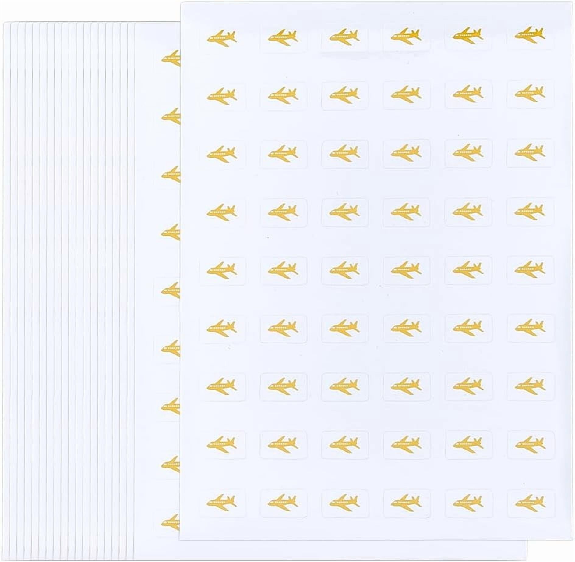 20 Sheeet Airplane Planner Stickers Flying Planner Crafting Aesthetic ...