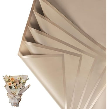 20 Sheets Flower Wrapping Paper - Waterproof Floral Bouquet Wrapping ...