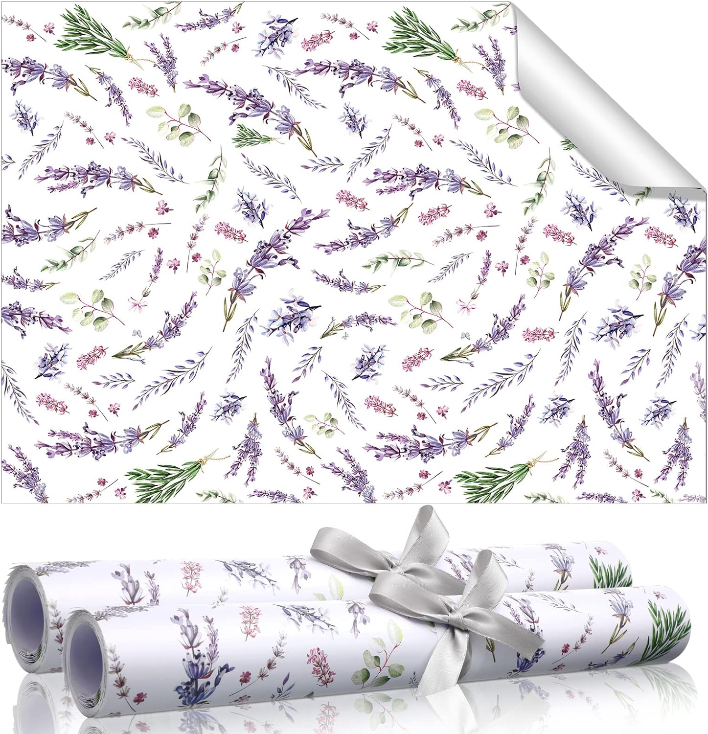 20 Sheet Lavender Scented Drawer Liners for Dressers 15.8" x 22 ...