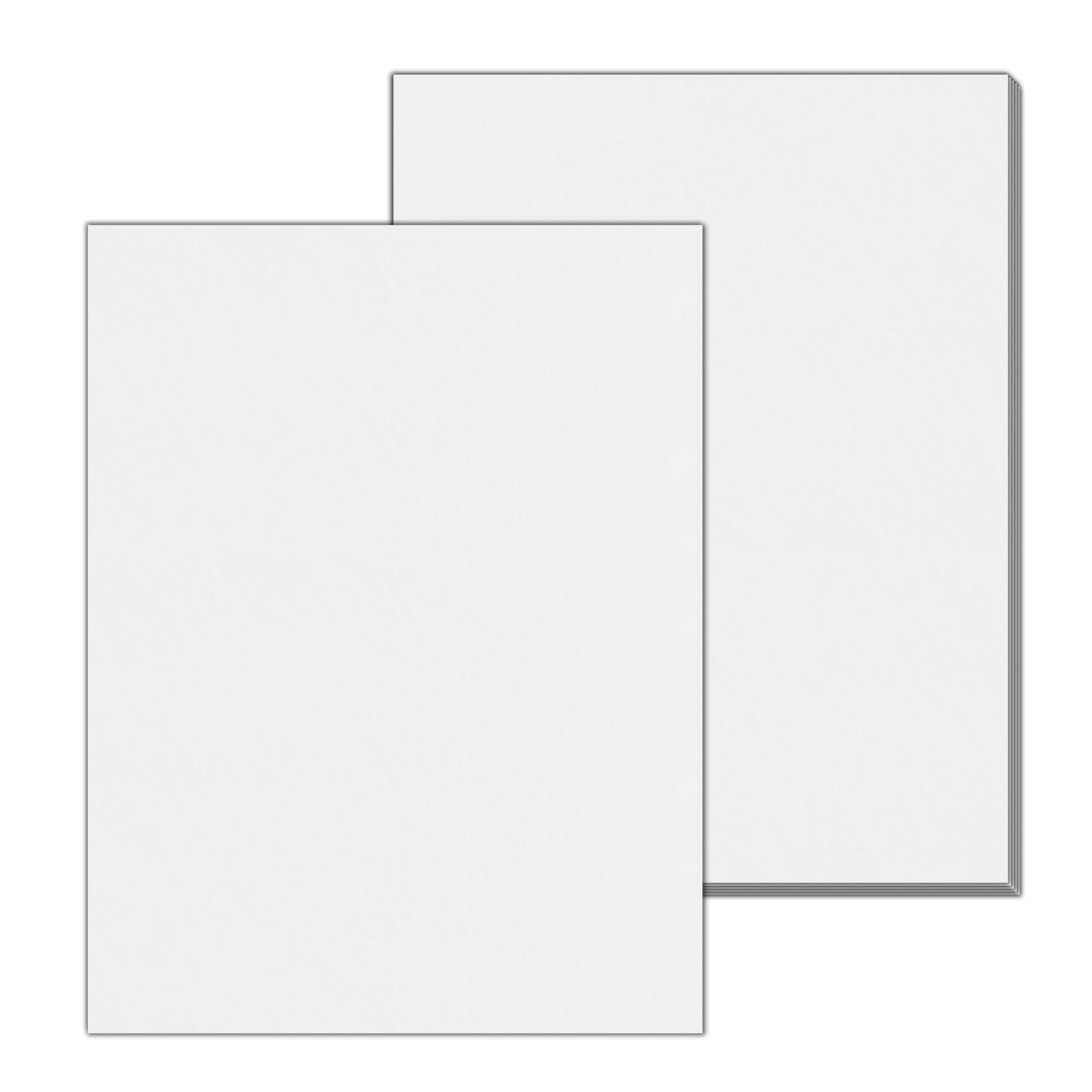 20 Sheets, 130 lb RRF12 (350 gsm) - Thick Heavy White Cardstock ...