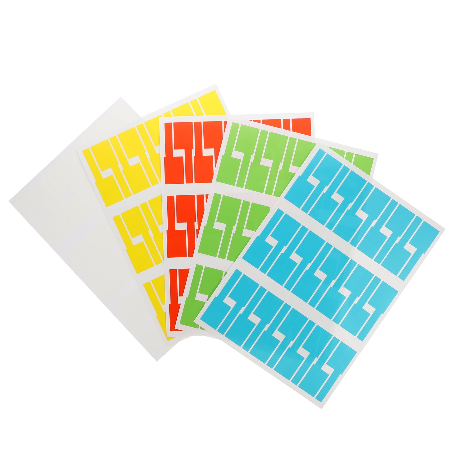 20 Sheets/600pcs Self-Adhesive Cable Labels Tear Resistant Cable Labels ...