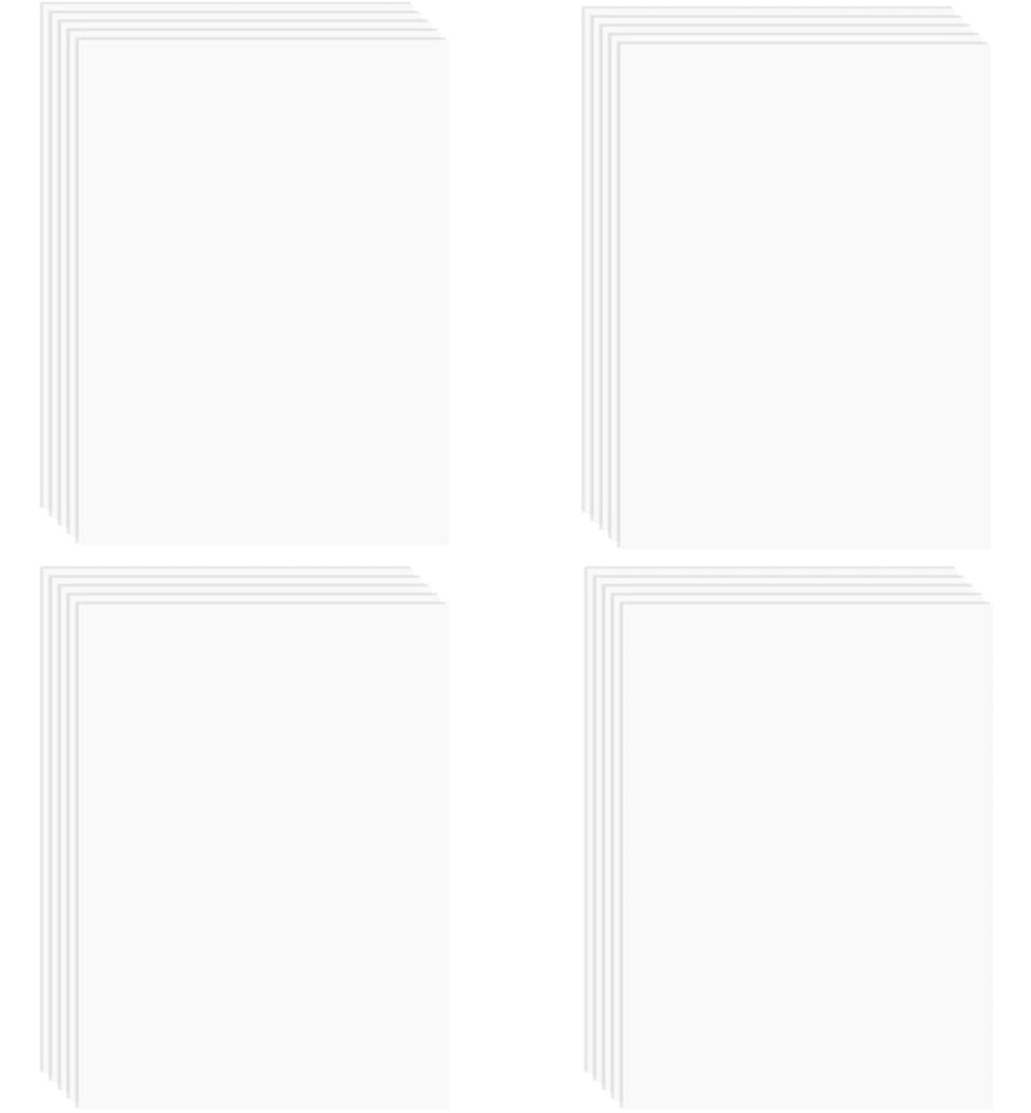 20 Sheets A4 Holographic Sticker Paper,Bexikou Holographic Laminate ...