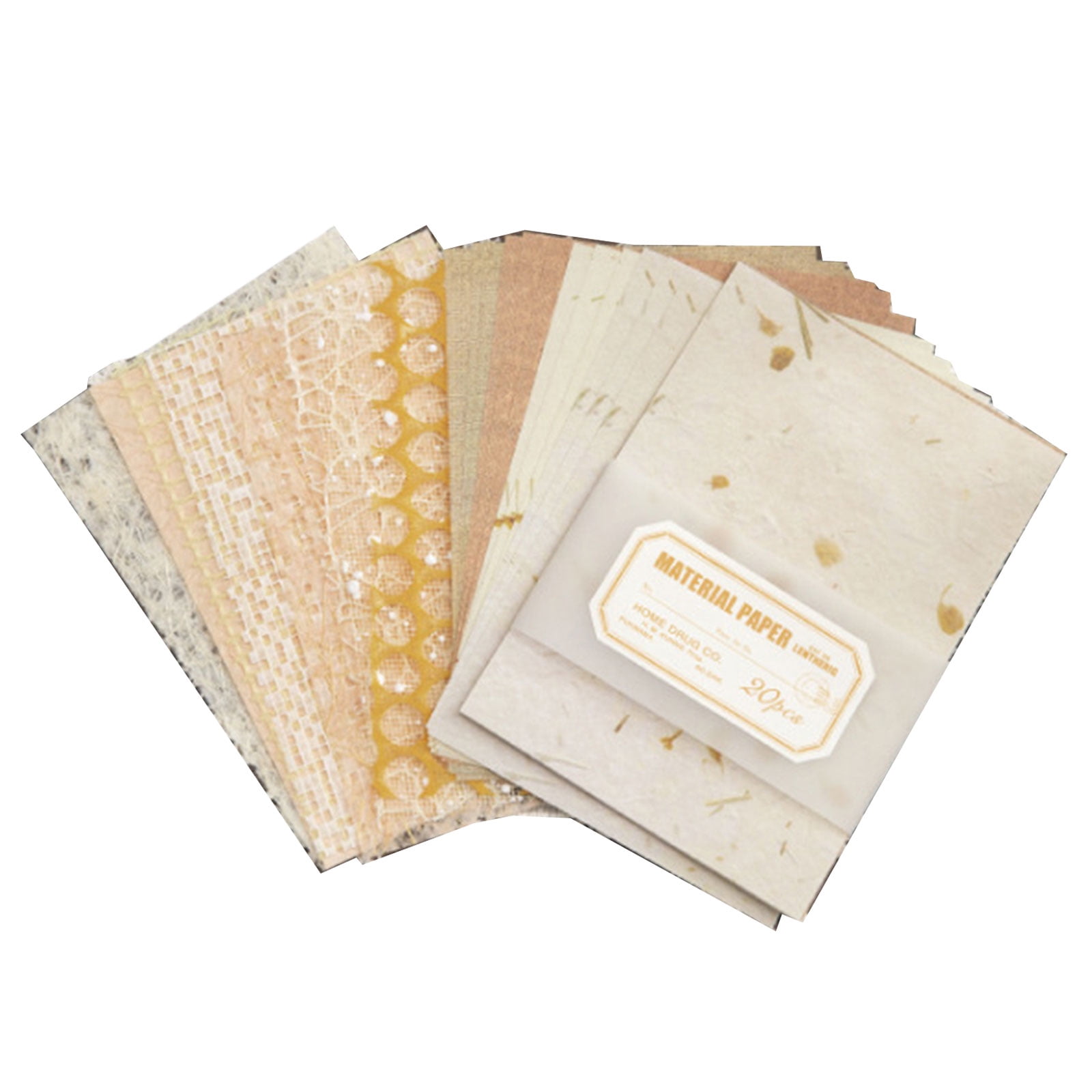 20 Sheets Aesthetic Scrapbooking Paper Scrapbooking Embellishment Paper ...