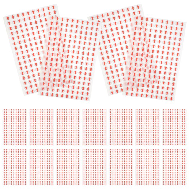 20 Sheets Arrow Stickers Signs for Directions Mini Labels Floor ...