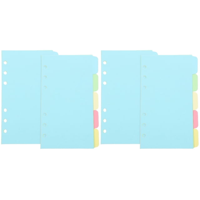 20 Sheets Book Binder Dividers Notepad Dividers Detachable Notebook ...