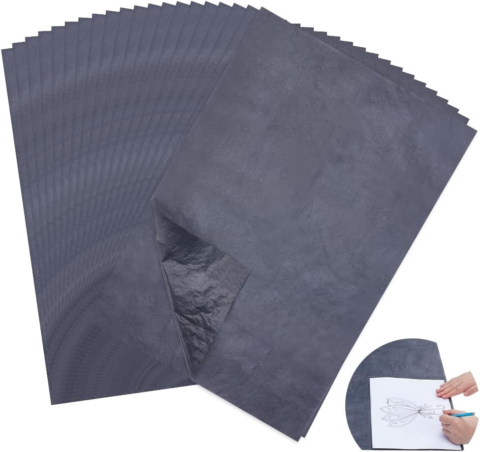 20 Sheets Carbon Graphite Copy Paper 17x24inch Carbon Transfer Tracing ...