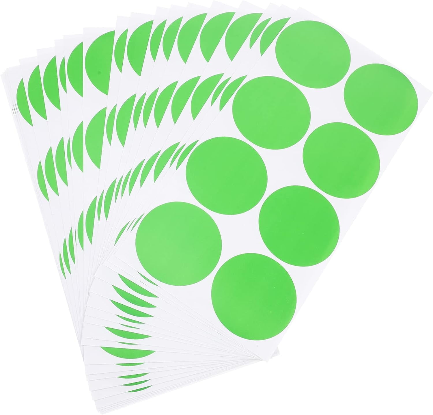 20 Sheets Color Dot Stickers Alphabet Stickers Envelope Labels Assorted ...